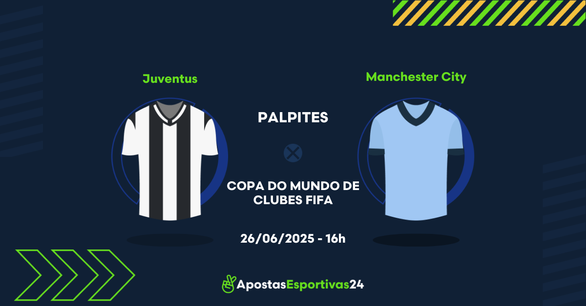 Juventus x Manchester City palpite | Copa do Mundo de Clubes